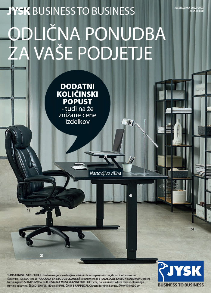 Oglejte si naš Business to Business katalog | JYSK